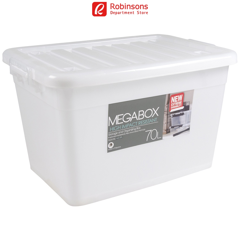 Megabox 70L Storage Box (Clear) | Shopee Philippines