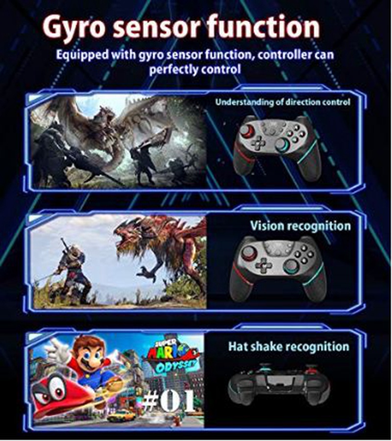 ipega Sw001 Wireless Controller for Nintendo Switch Dual Vibration with ...