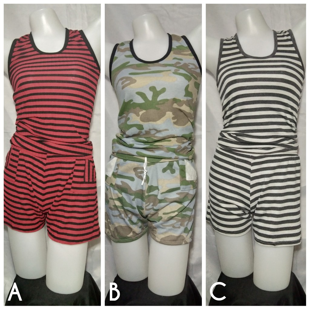 Pambahay Terno / Short Sando | Shopee Philippines