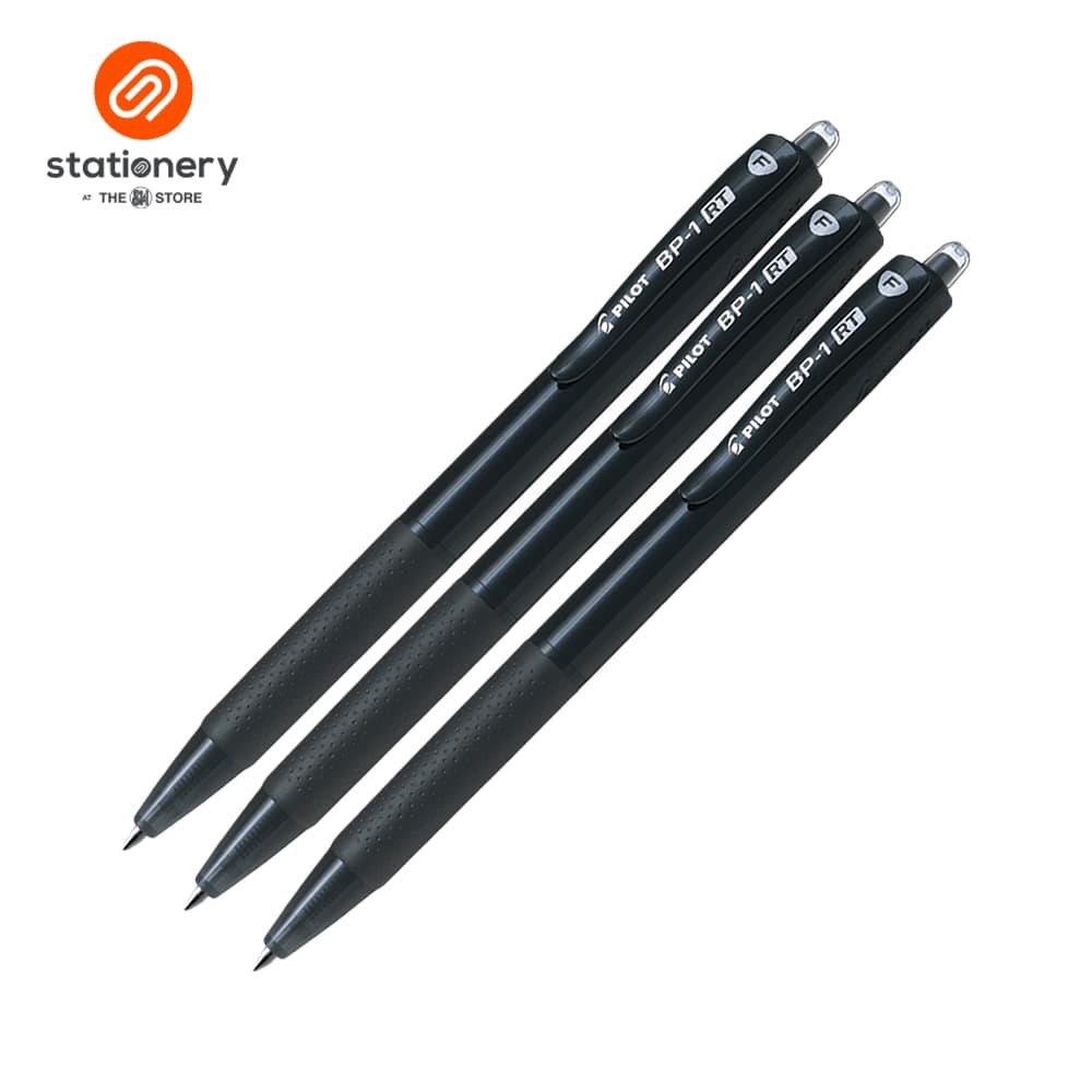 PILOT BP-1 RT Pack of 3 Ballpen Black | Shopee Philippines