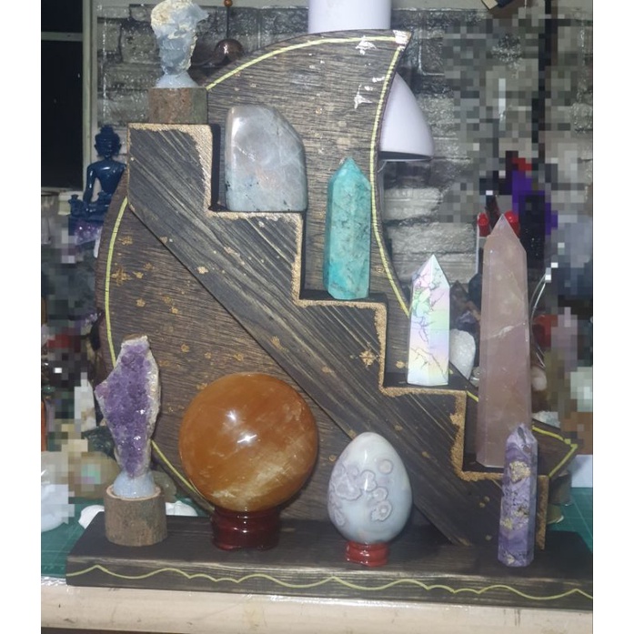 Wooden Crystal Racks - Lynderm Store