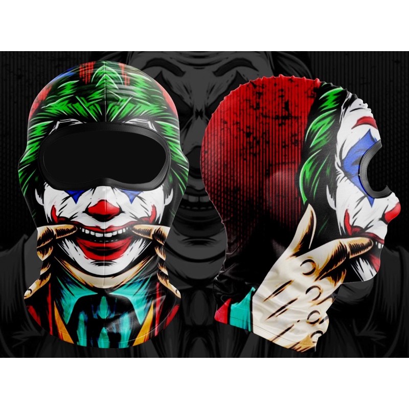 JOKER EDITION BALACLAVA FULL MASK FULL BONET full sublimation motor ...