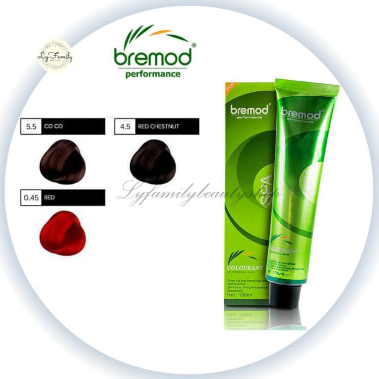 Bremod Hair Color Dye 100ml RED/45/1 Color Dye Only | Shopee Philippines