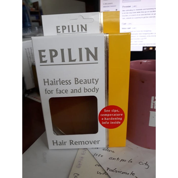 Original Epilin Face And Body Hair Remover Wax (Best Quality) | Shopee ...
