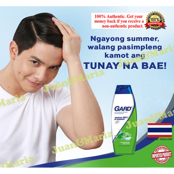 GARD Anti-dandruff Refreshing Menthol Shampoo 180mL | Shopee Philippines