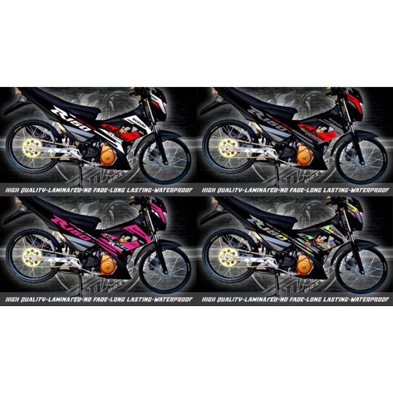 SUZUKI RAIDER 150 CARB/REBORN STOCK DECAL (2022 DESIGN) | Shopee ...