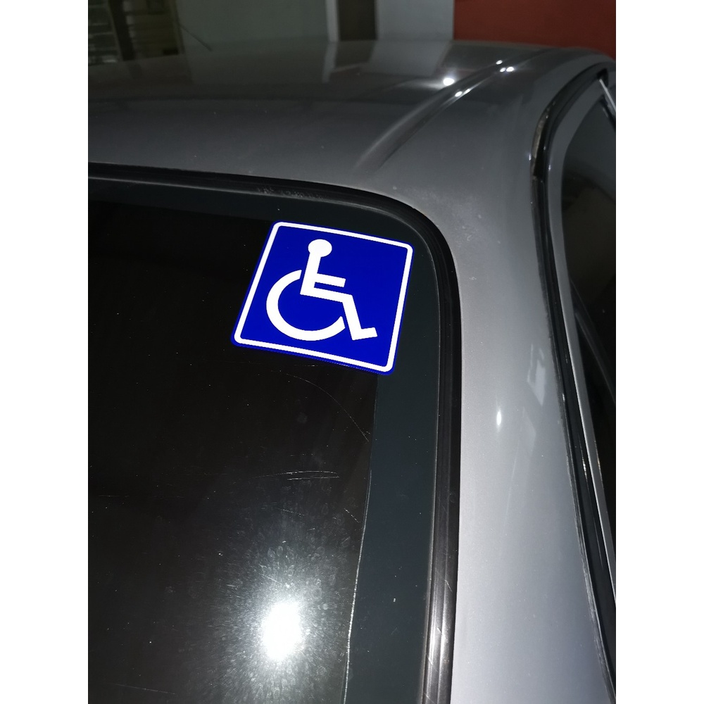 PWD Signage / Decal / Premium Vinyl / Waterproof(2pcs) | Shopee Philippines