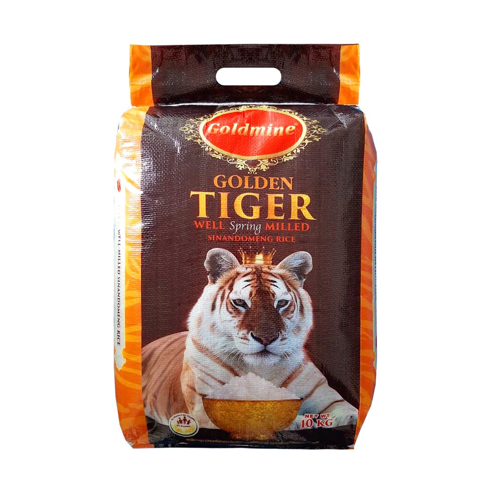 Goldmine Tiger Well Spring Milled Sinandomeng Rice 10KG | Shopee ...