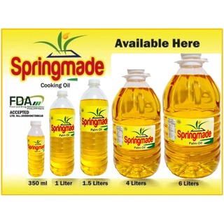 Springmade Palm Cooking Oil (1 Liter) | Shopee Philippines