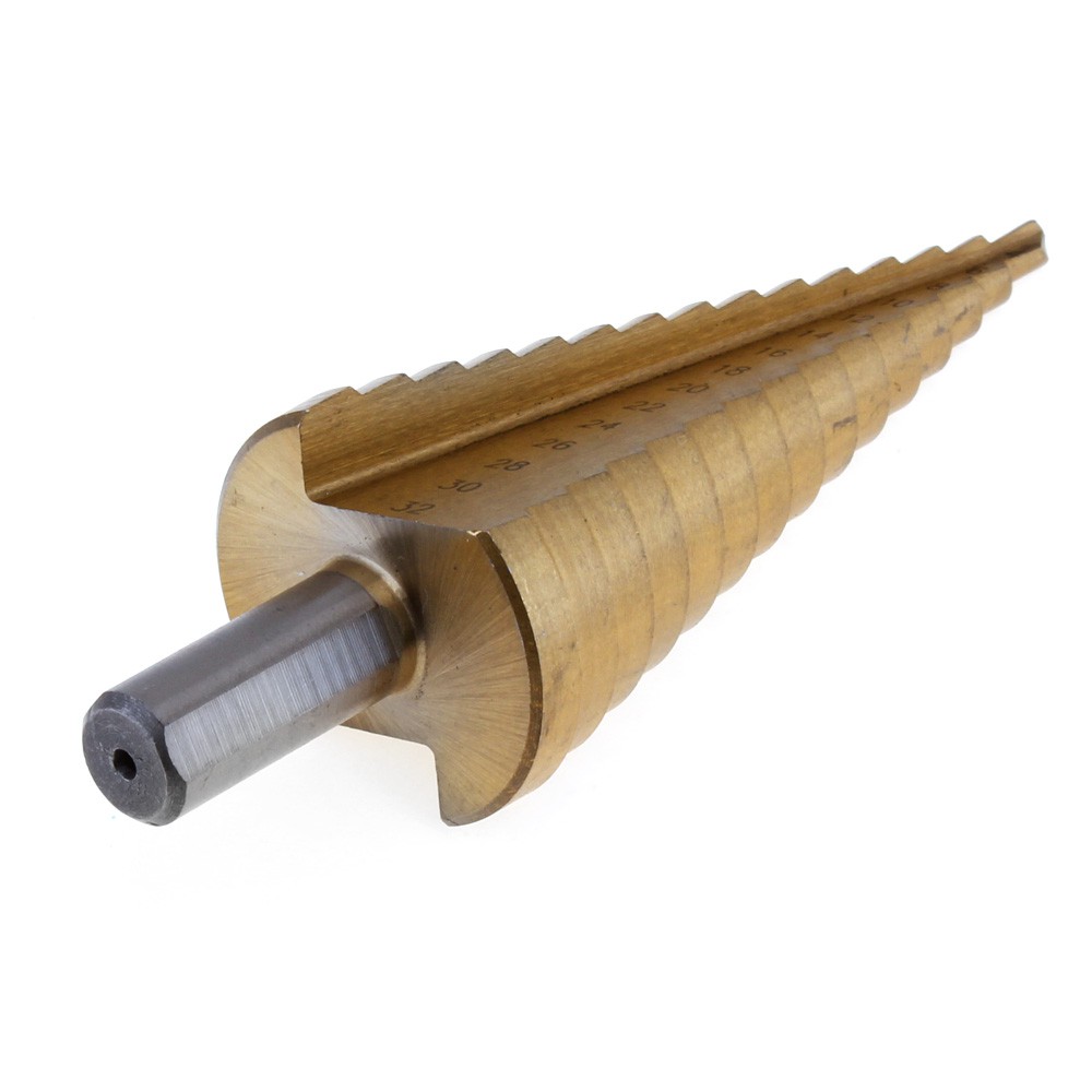 HSS Triangle Shank Pagoda Metal Steel Step Drill Bit Hole Drill ... HSS Triangle Shank Pagoda Metal Steel Step Drill Bit Hole Drill ...