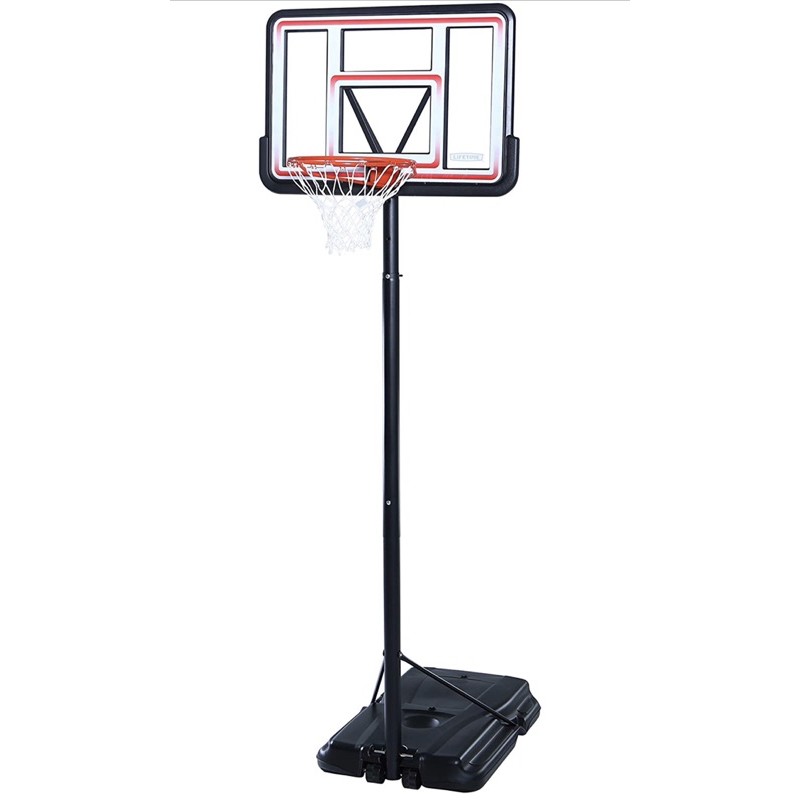 Lifetime 1269 Pro Court Height Adjustable Portable Basketball System ...