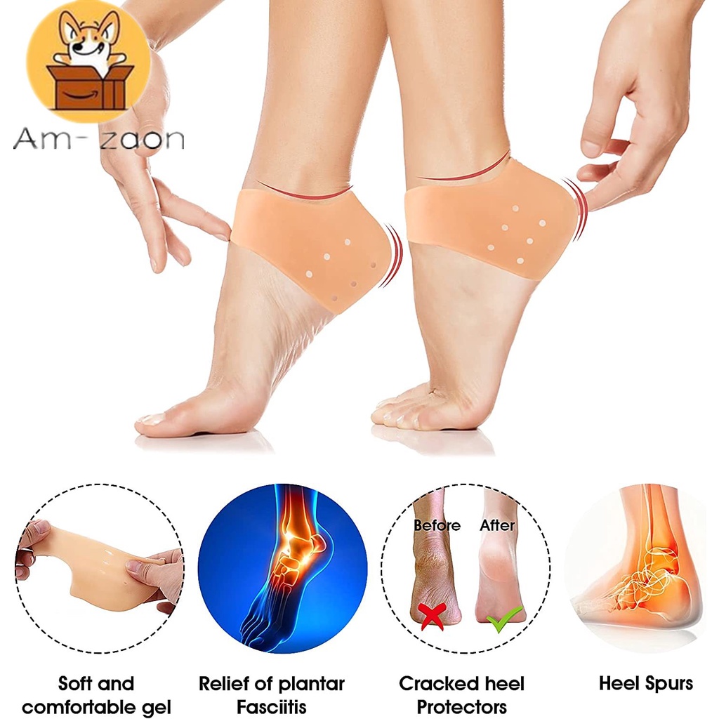 Silicone Heel Protector, Pad Cushioning Protection, Reduce The Pain Of ...