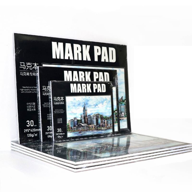 Professional Notepad For Marker 120 GSM A5 / B5 / A4 avaialble Notebook ...