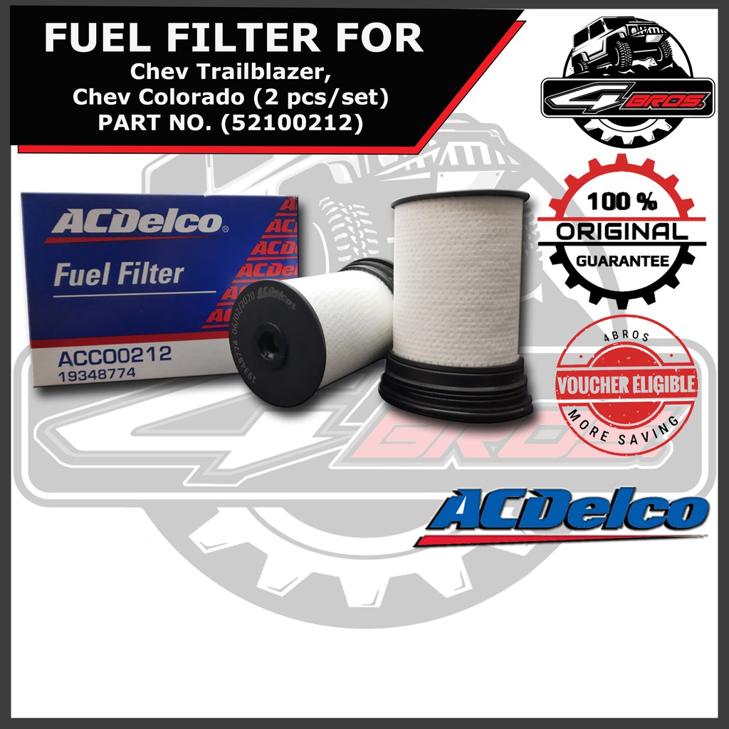 FUEL FILTER ACDELCO For Chev Trailblazer, Chev Colorado (2 pcs/set ...