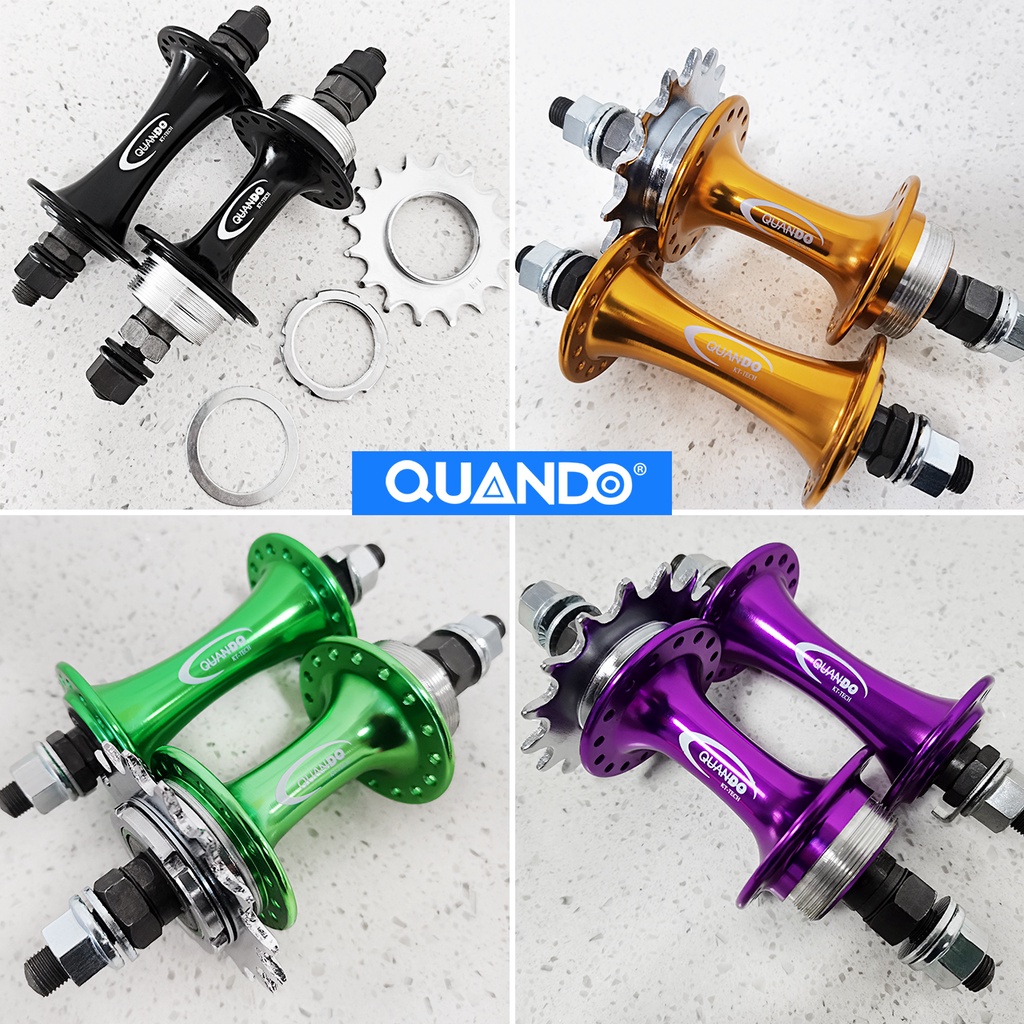 Original QUANDO track bike/fixie bike reverse riding hub 32/36 hole ...