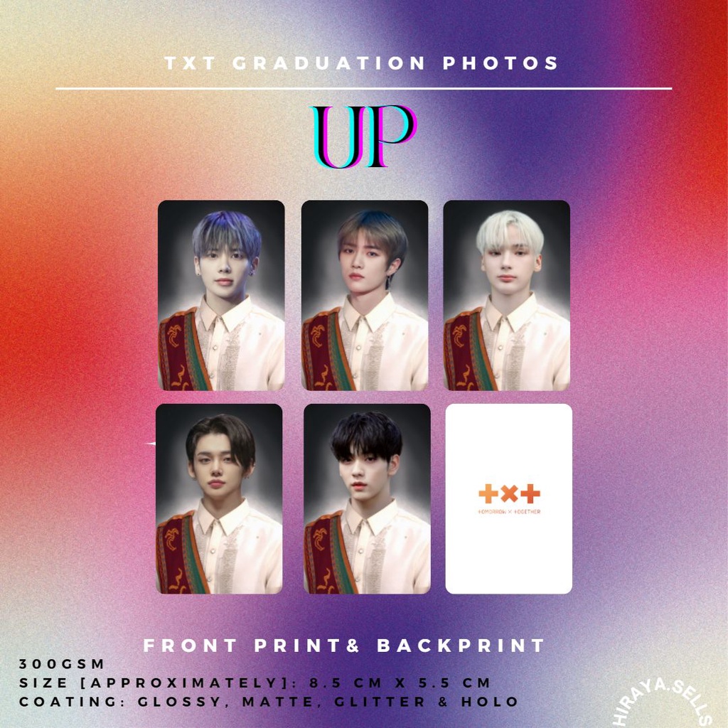 TXT University Graduation Photos UP ADMU UST FEU [sellermade & updated ...