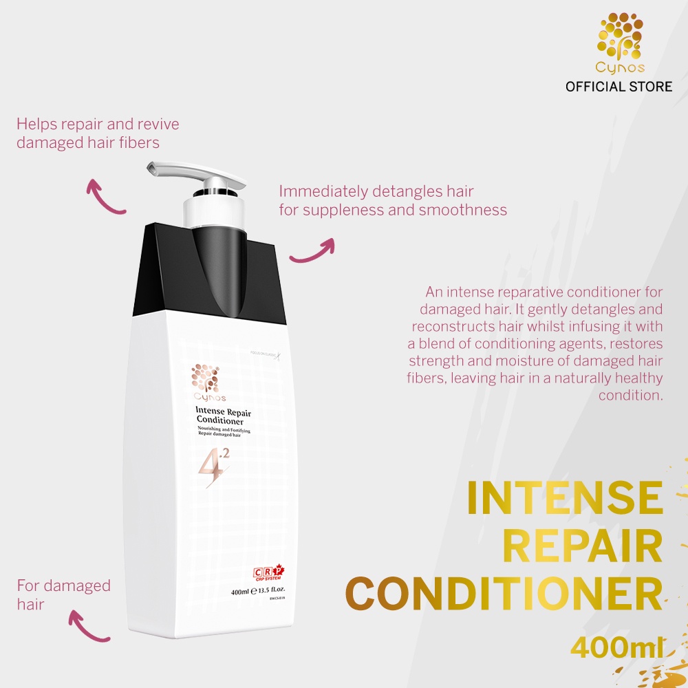 CYNOS Intense Repair Conditioner 400ml | Shopee Philippines