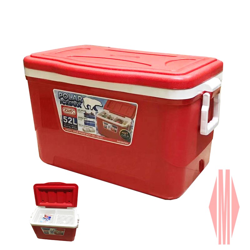 Zooey Polar Ice Box Large 52 Liter Plain Lid ZP2019PLP | Shopee Philippines