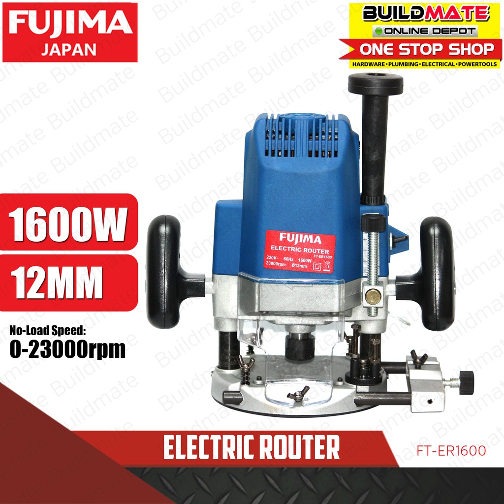 FUJIMA JAPAN Electric Power Wood Plunge Router Machine 1600w FT-ER1600 ...