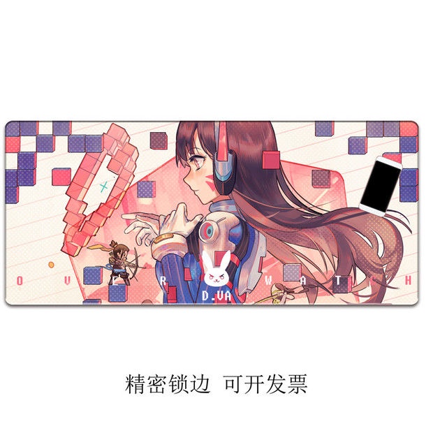 [700*300]Overwatch Oversized Locking Gaming Mouse Pad DVA Anime ...