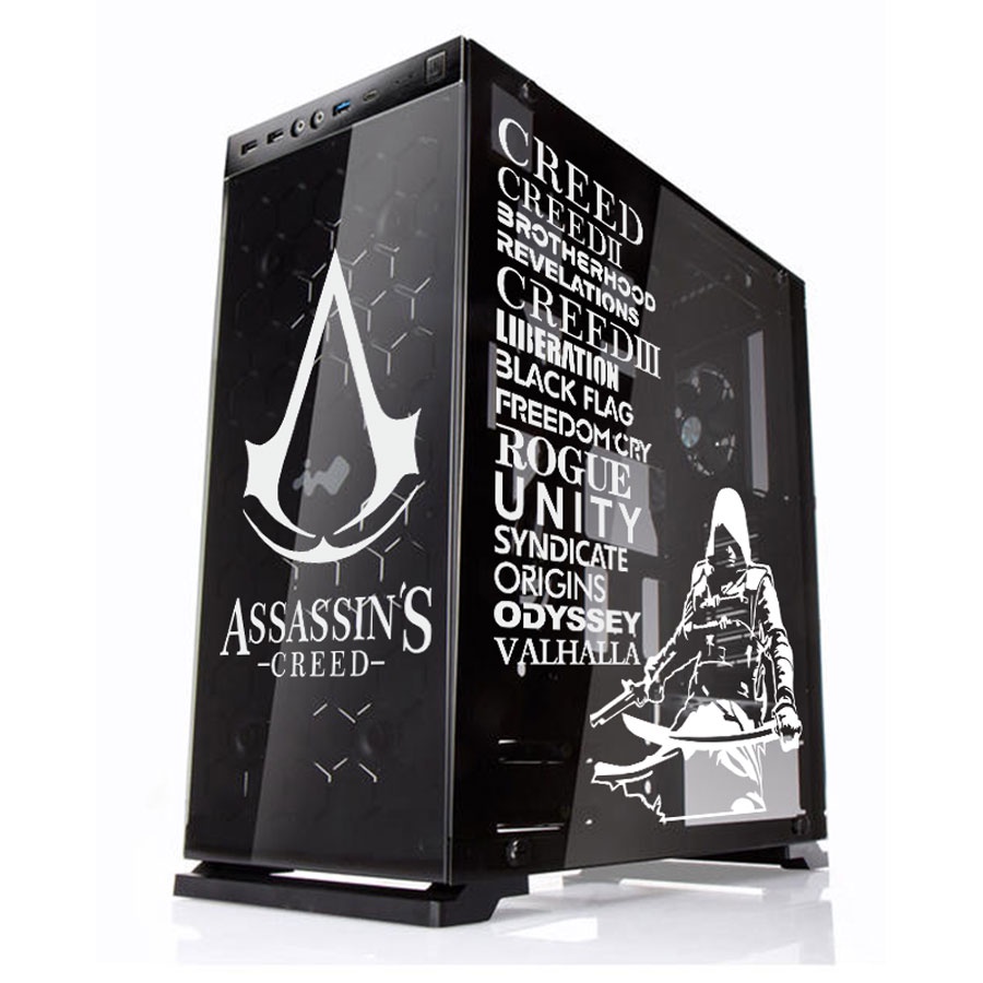 Assassin's Creed PC Case Stickers,Decor Vinly Decals for ATX Computer ...