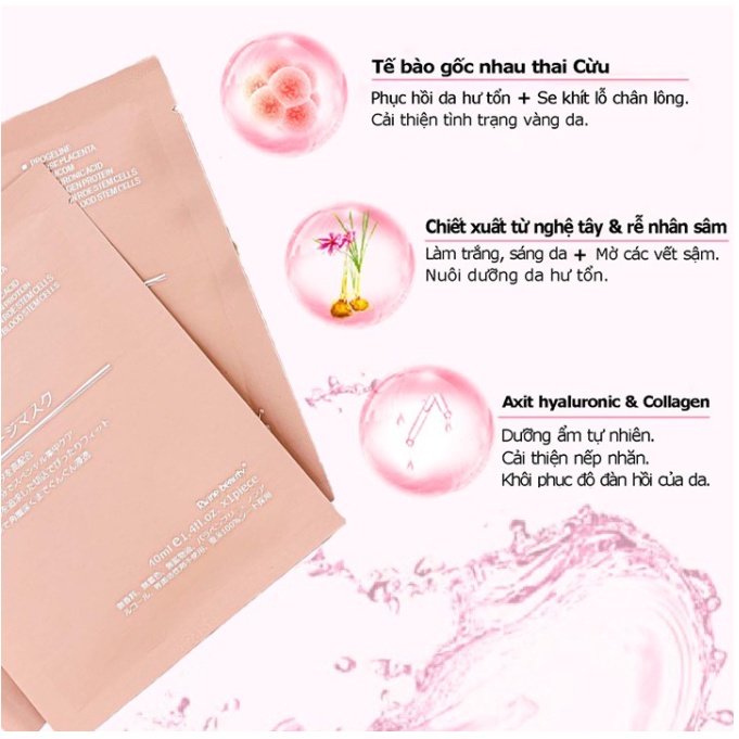 Auth STANDARD Sheep Placenta Mask Umbilical Cord Sheep Placenta Stem ...