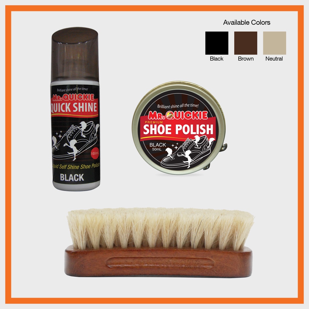 Mr Quickie Quickshine Complete Kit (Neutral) | Shopee Philippines