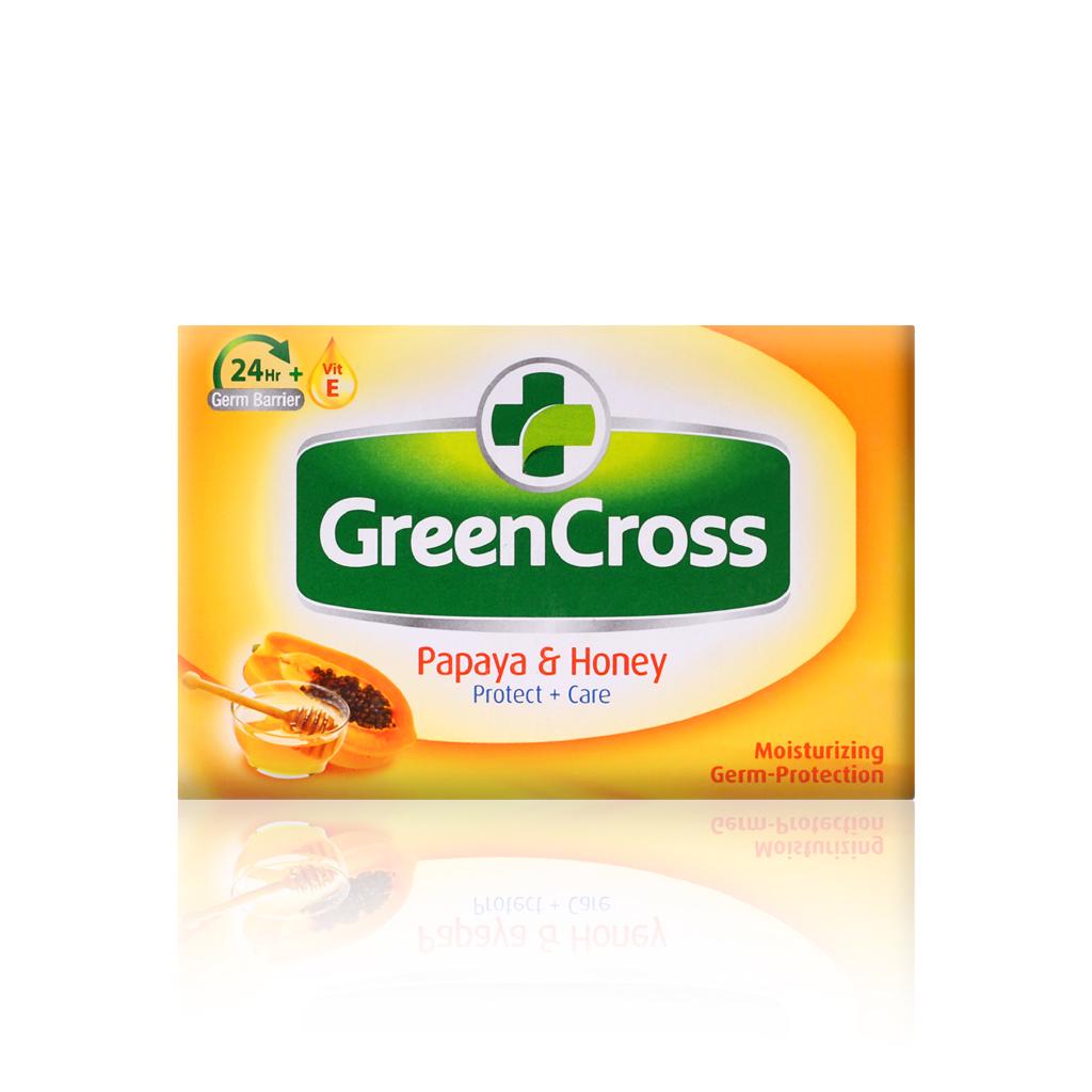 Green Cross Papaya & Honey Moist Protection Bar Soap (125g) | Shopee ...