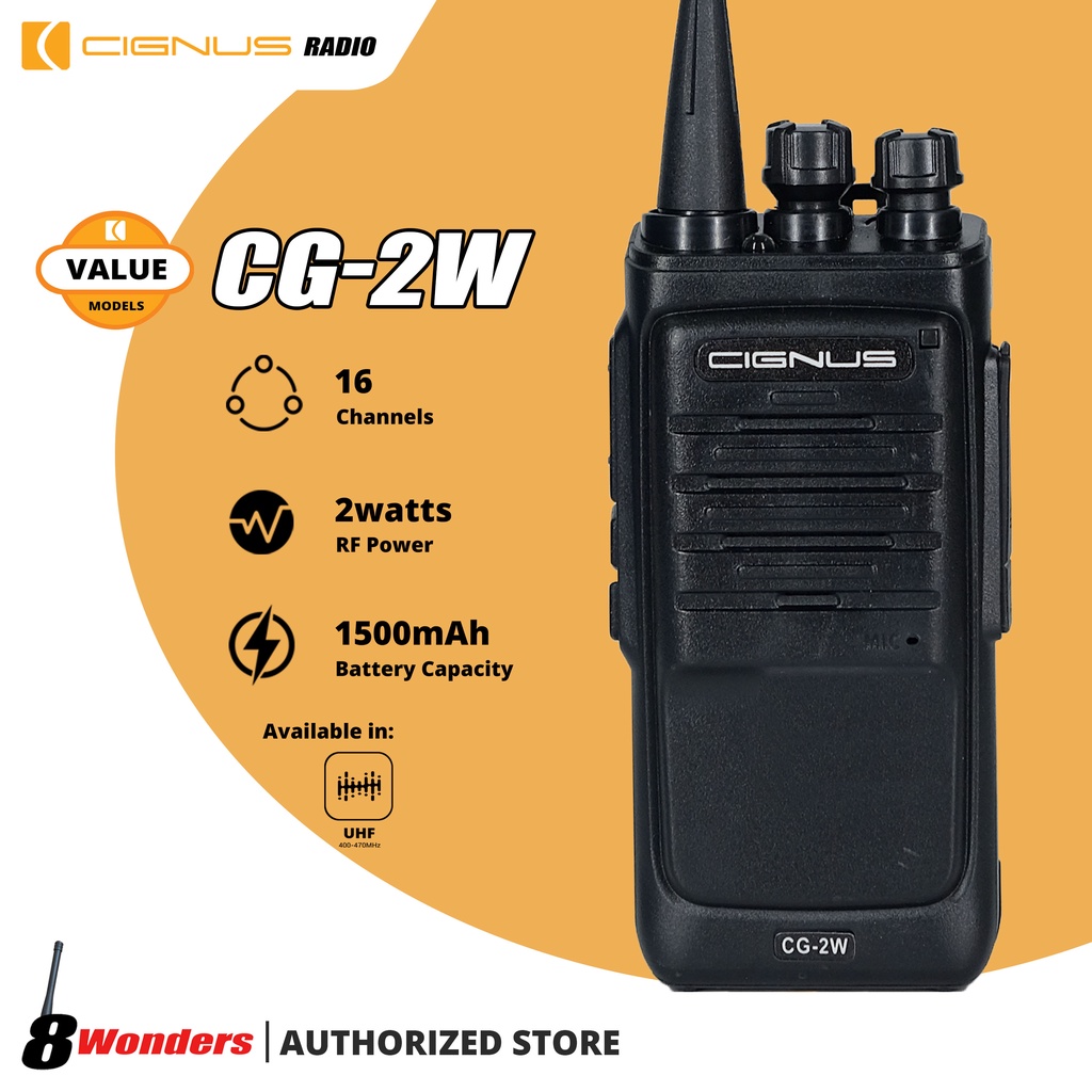 Cignus CG-2W Portable Radio Value | Shopee Philippines