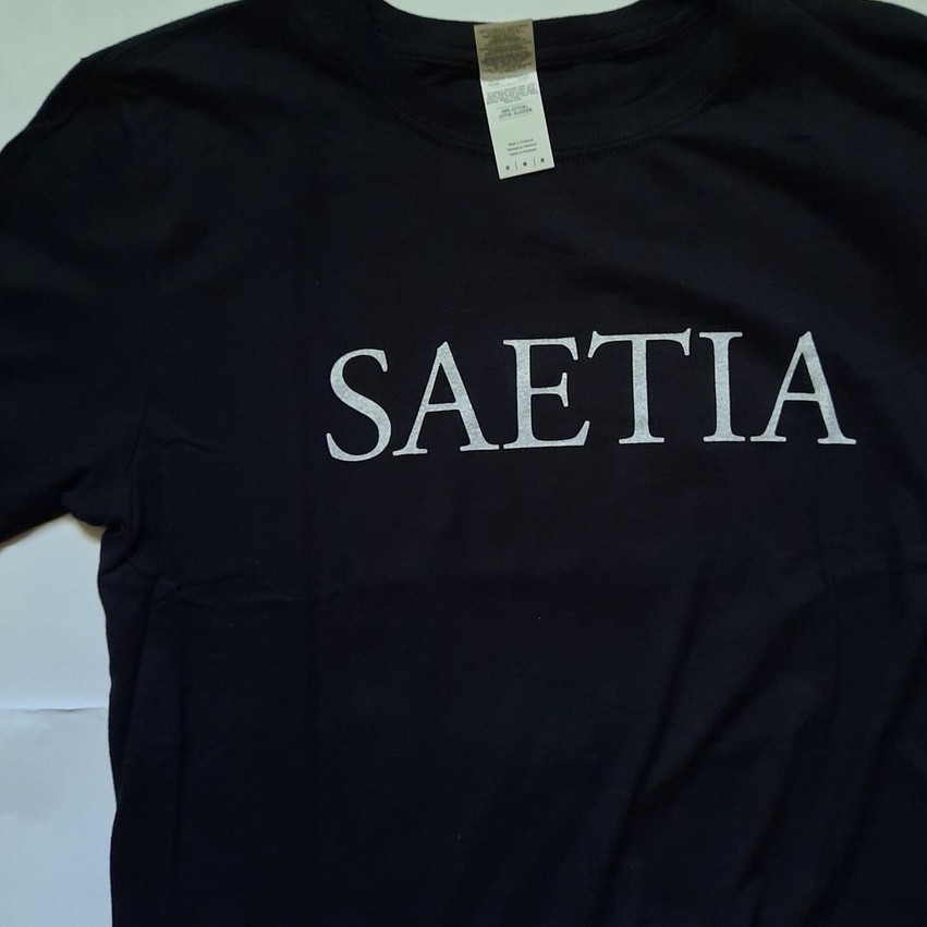 Saetia Classic "Form Letter" Black Shirt | Shopee Philippines