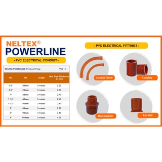 Neltex Powerline Electrical Fittings Elbow 20mm (1/2'') | Shopee ...