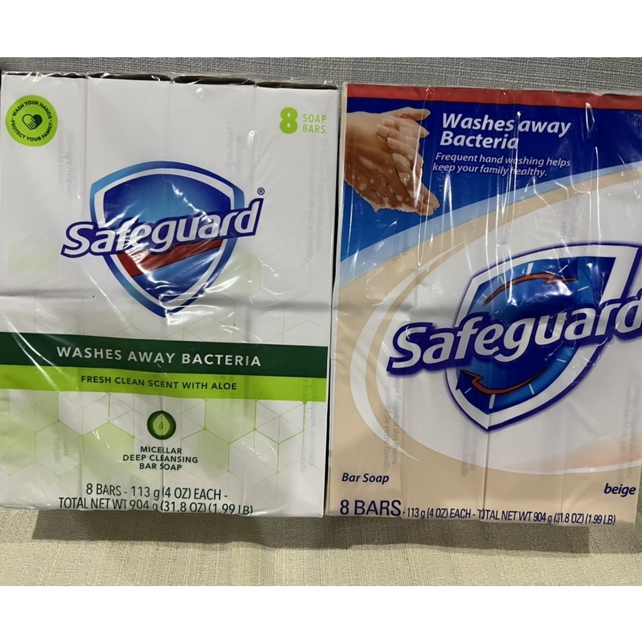 safeguard white with aloe soap new packaging/ beige 4oz 8bars original ...