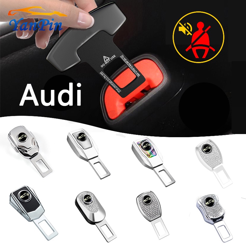 For Audi Car Seat Belt Cover Extension Plug Safety Seat Lock Buckle ...
