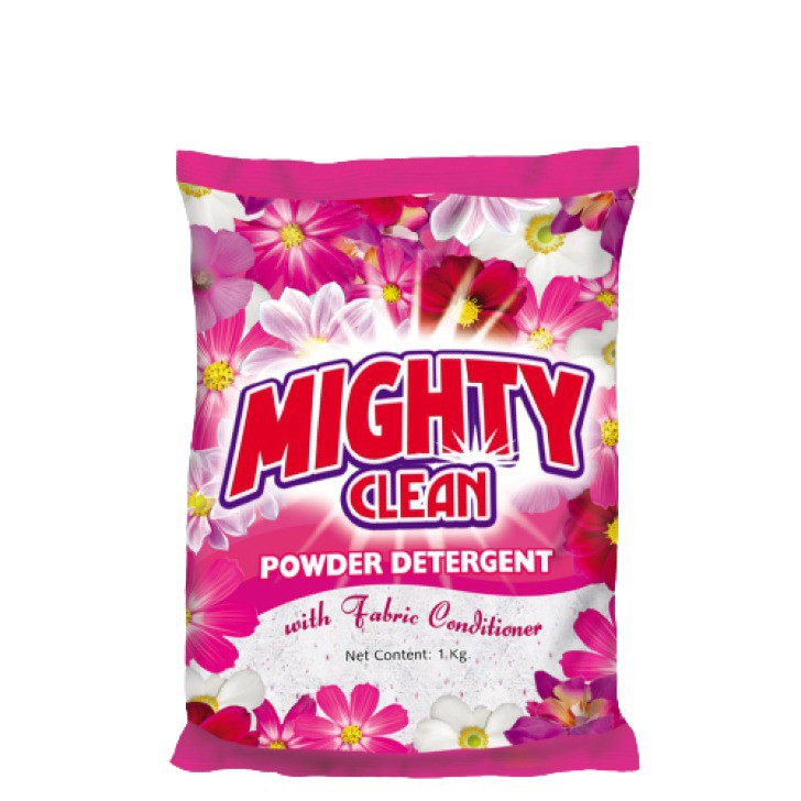 Mighty Clean Detergent Powder Floral Blossom - Powder (Pink) - 1 kilo ...