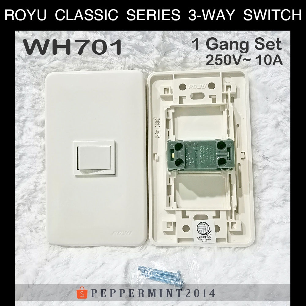 Royu Classic Series 3 way Switch WH701 Wiring Electrical Devices ...