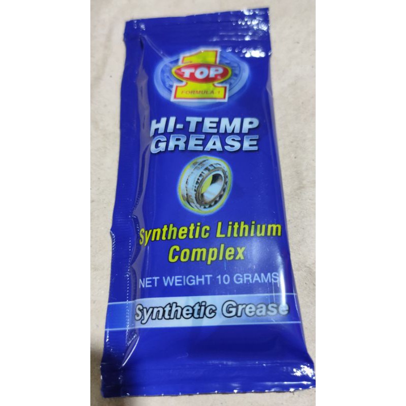 TOP 1 HI-TEMP GREASE - 10 grams ( 1 pc ) | Shopee Philippines