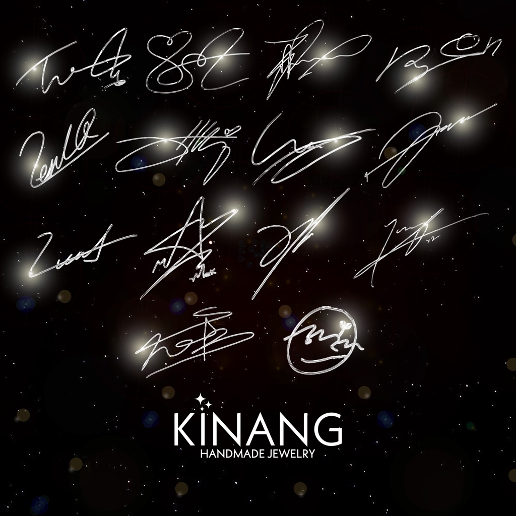 Kinang: "NCT U Signature" Necklace (Shotaro, Sungchan, Jaehyun, Jungwoo ...