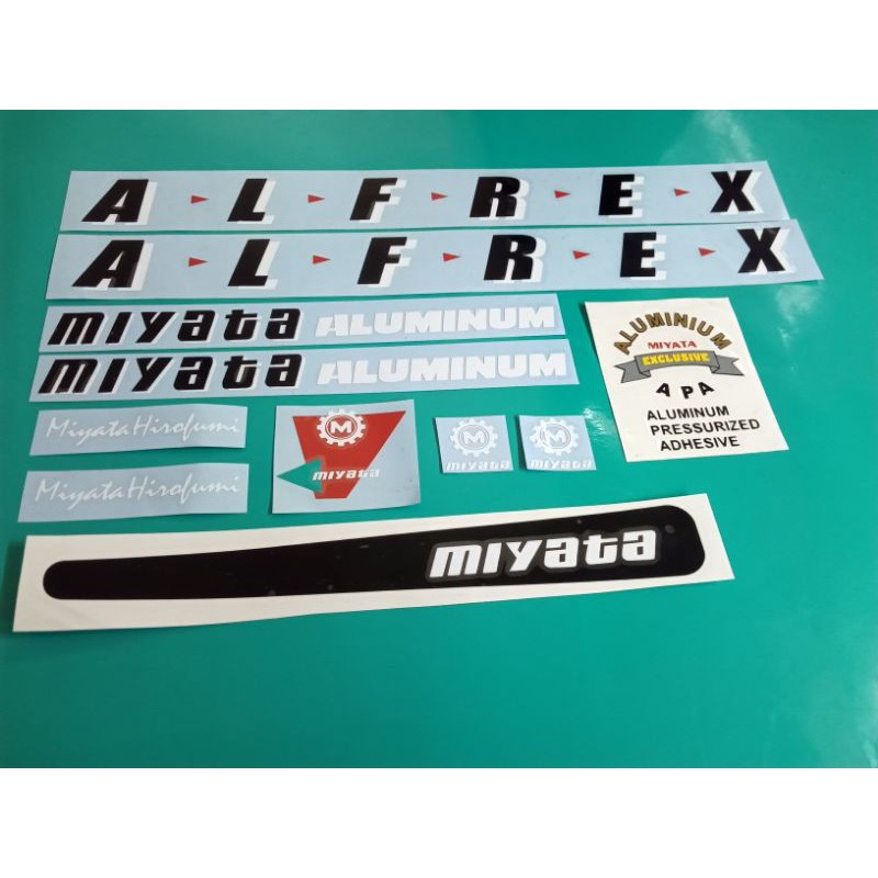 Miyata alfrex Bicycle Stickers | Shopee Philippines