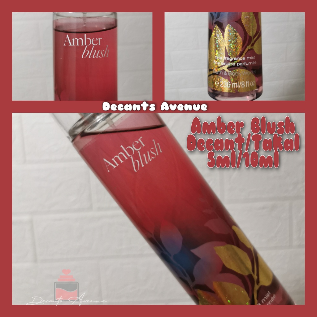 Amber Blush - Bath And Body Works 1mL 3mL 5mL 10mL | Shopee Philippines