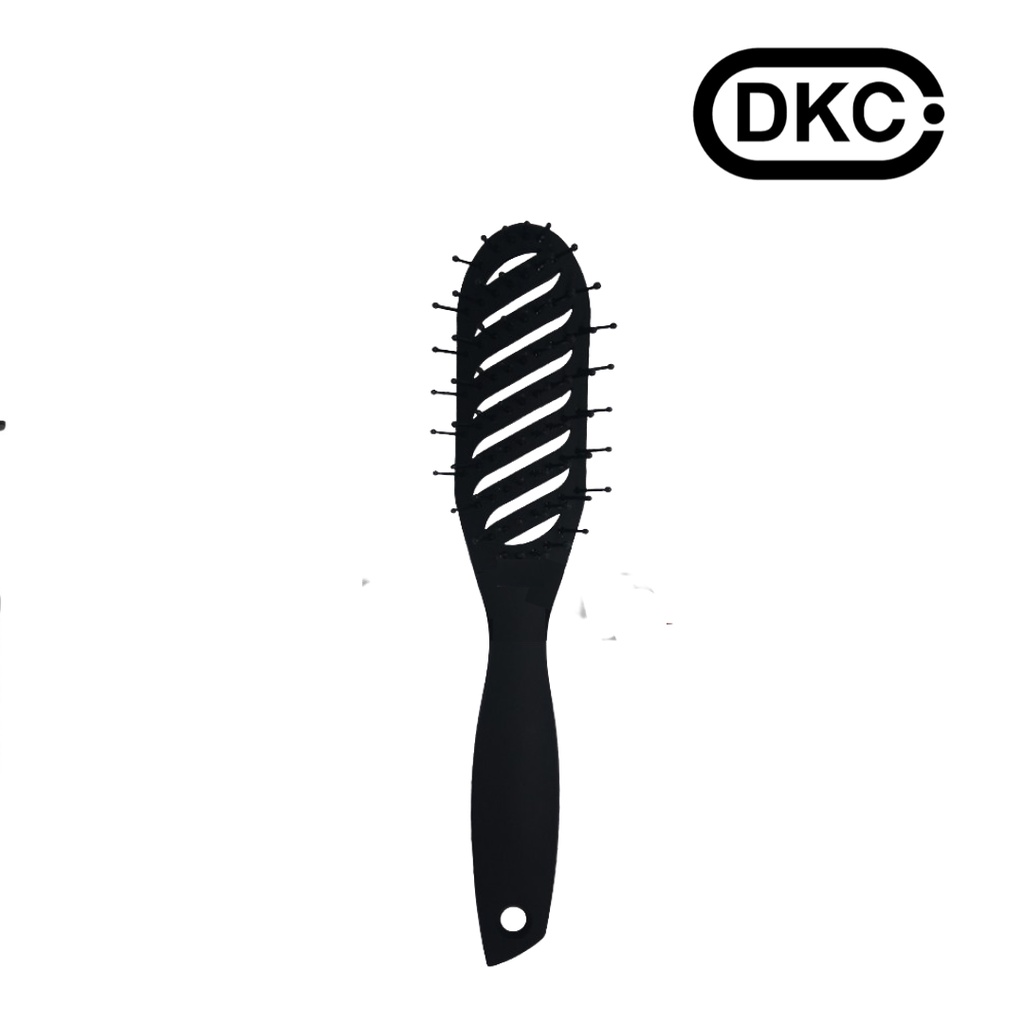 Professional Vented Skeleton Brush Medium for Salon Black | Shopee ...