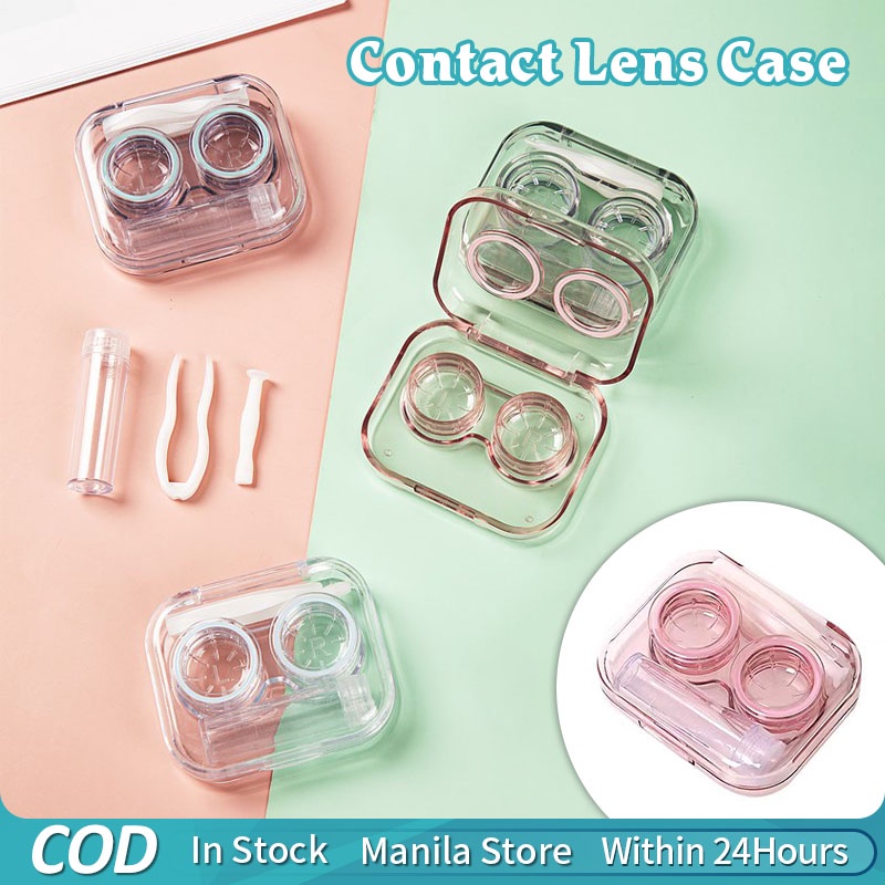 Contact Lens Case Contact Lens Travel Kit with Tweezers Remover Tool ...