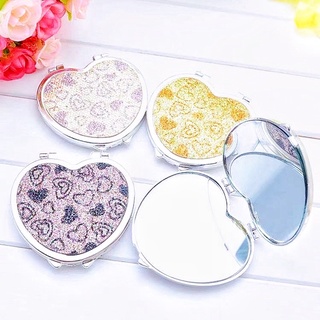 Double-sided Folding Small Makeup Mirror Foldable Portable HD Mirror ...