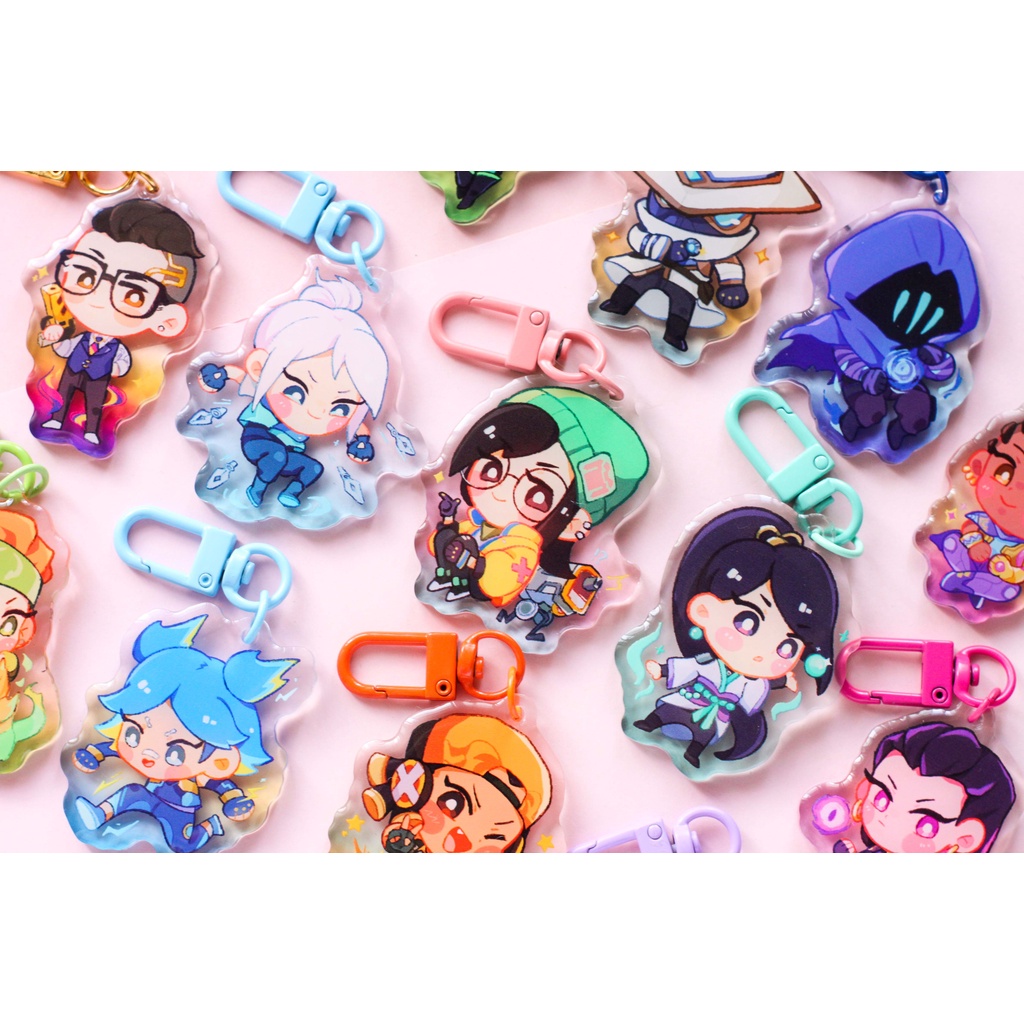 Valorant Agent Buddies Acrylic Keychains | Shopee Philippines