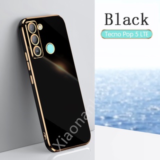Phone Case Tecno Pop 5 LTE Tecno BD4 Soft Traight Edge Electroplated ...
