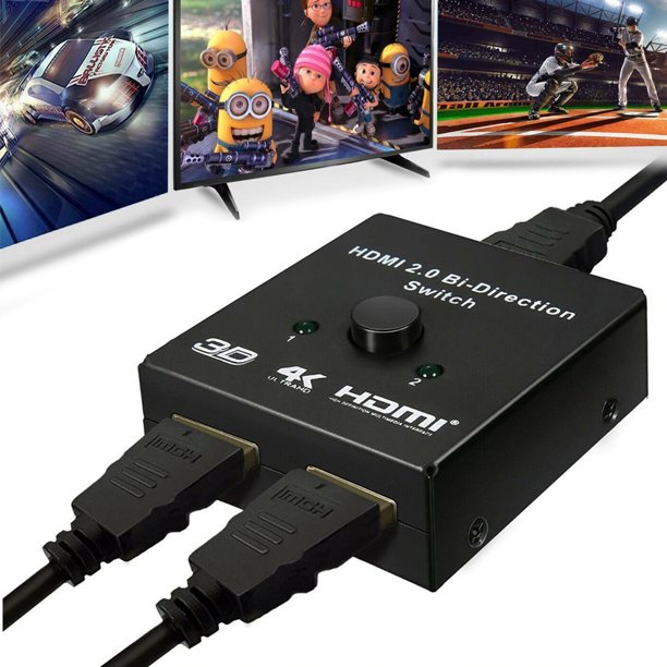 HDMI Switch 4K HDMI Splitter Bi-Directional Compatible for Nintendo ...