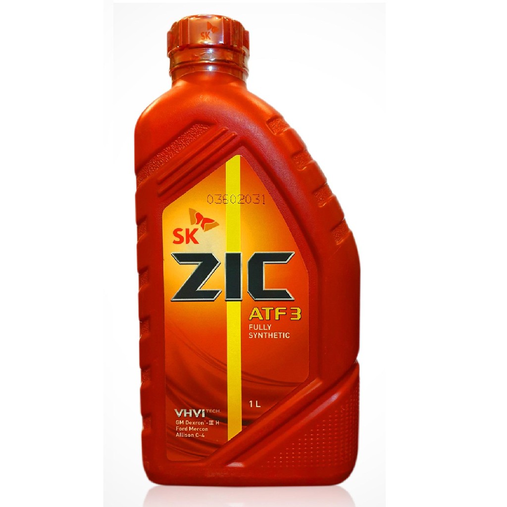 SK ZIC ATF3 (DEXRON3) FULLY SYNTHETIC LITER | Shopee Philippines