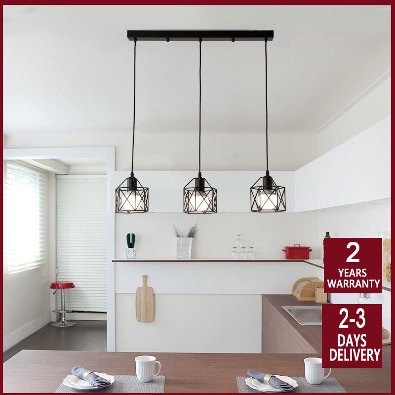 Modern Vintage Droplight Hanging Bar Counter Light Kitchen Pendant Lamp ...