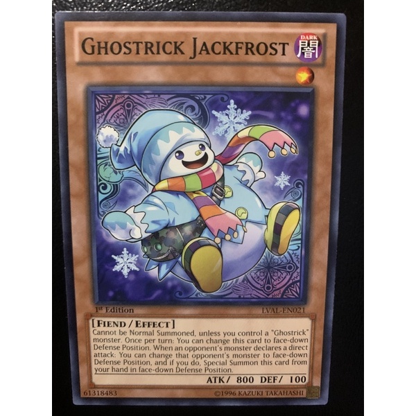 YuGiOh - Ghostrick Jackfrost (TCG) | Shopee Philippines