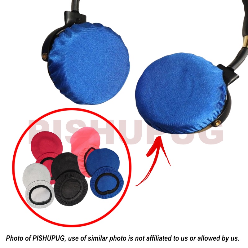 1 pair (2pc) Washable Stretchable Fabric Sweatproof Headphone Covers ...