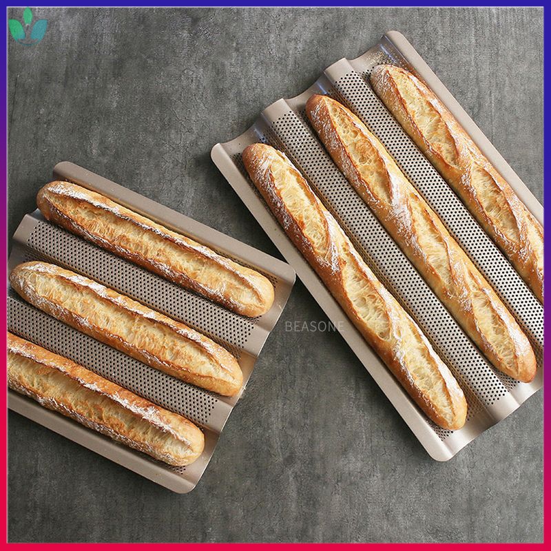 Bread Mold Golden French Baguette Rack Household Commercial Baking Pan ...